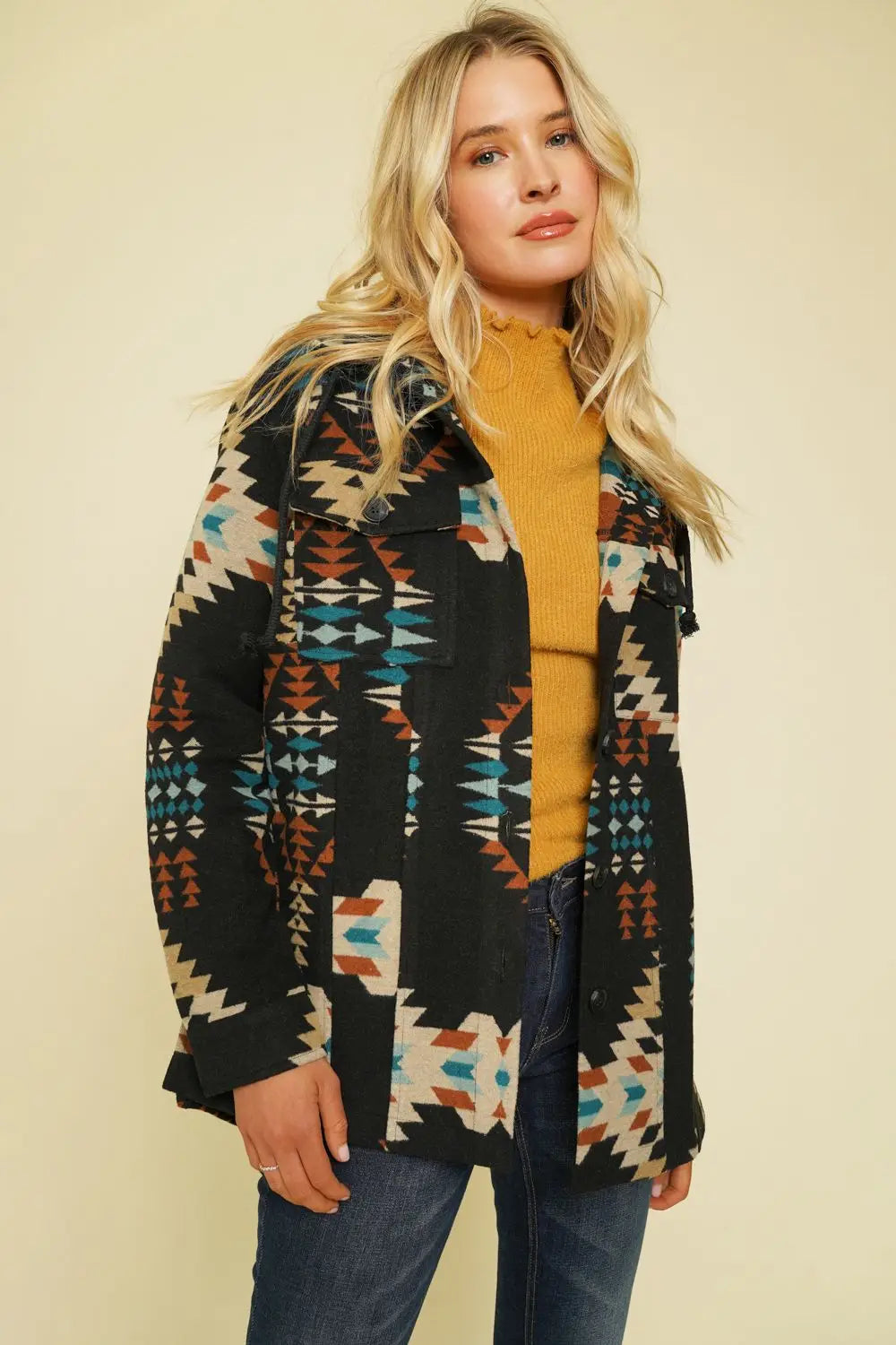 Shirley Aztec Print Jacket – The Copper Cactus