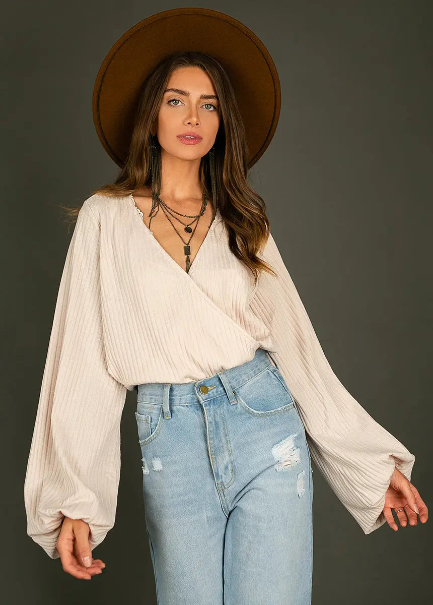 Christina Bodysuit in Shell – The Copper Cactus